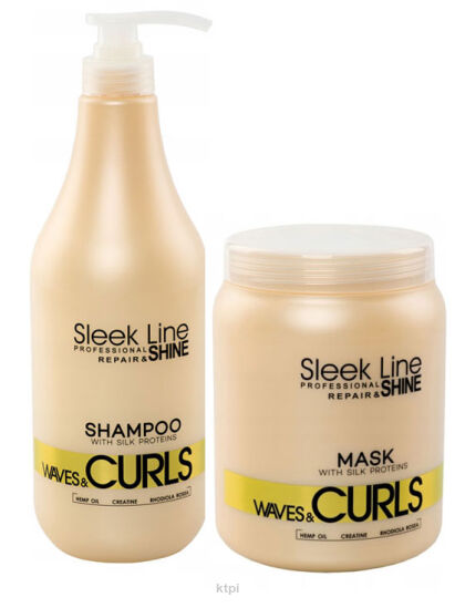 Stapiz Sleek Line Waves Curls Szampon i maska 1000 - hurtownia ktpi.pl online tanio opinie ...